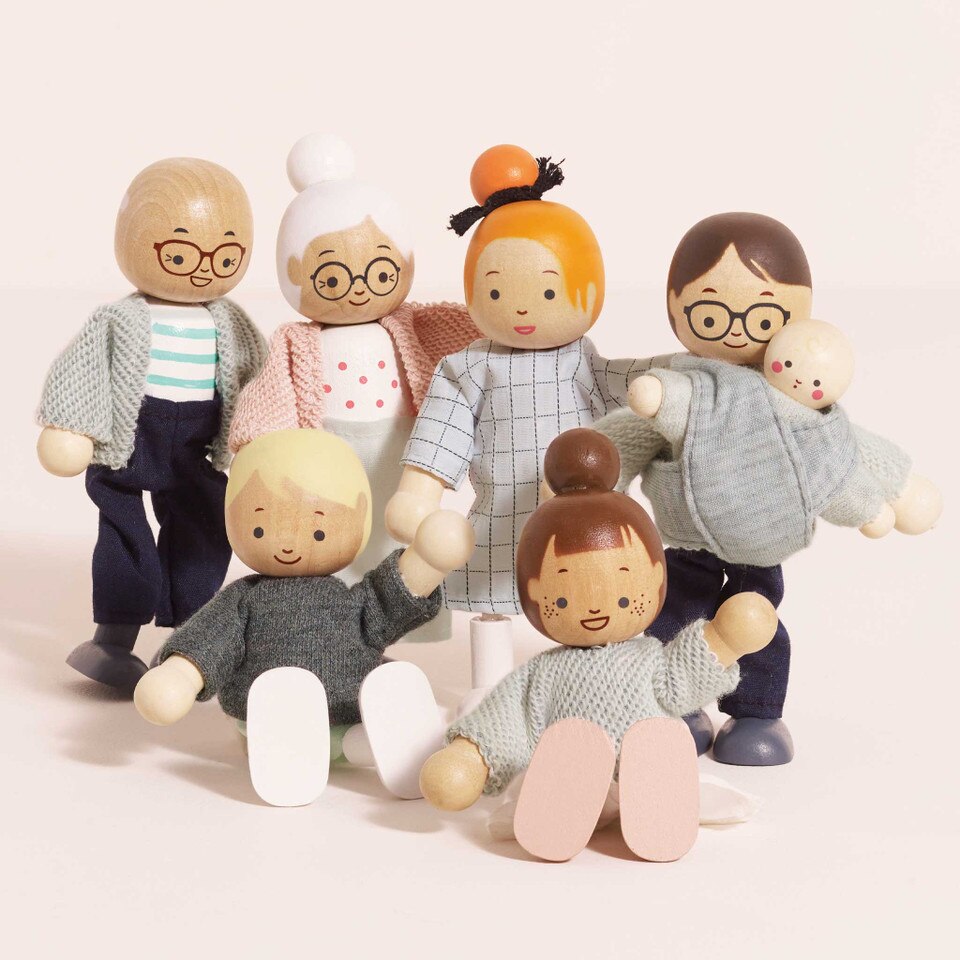 Le Toy Van Dolls House Family | Pottery barn Kids UK
